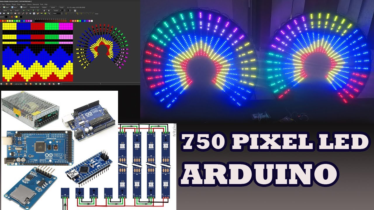 750 Pixel Led Programming Arduino The Ultimate Pixel Led Matrix