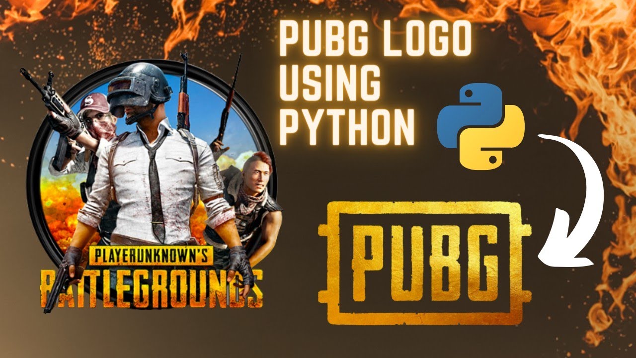 Pubg Logo Using Python Turtle Beginner Python Turtle Graphics