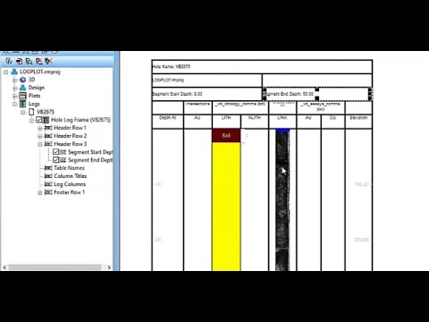 Como Generar Un Logplot Datamine Rm Youtube