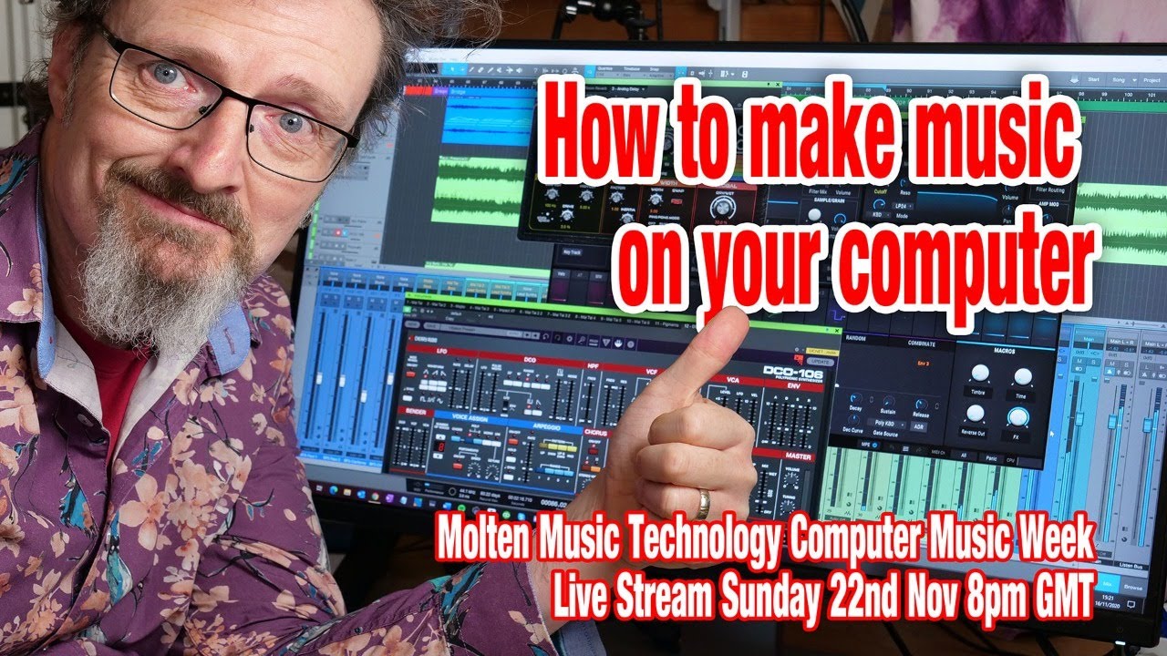 Computer Music Week How To Make Music On Your Computer Youtube