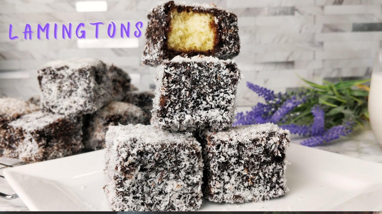 Super Easy Tasty Lamingtons Recipe Youtube