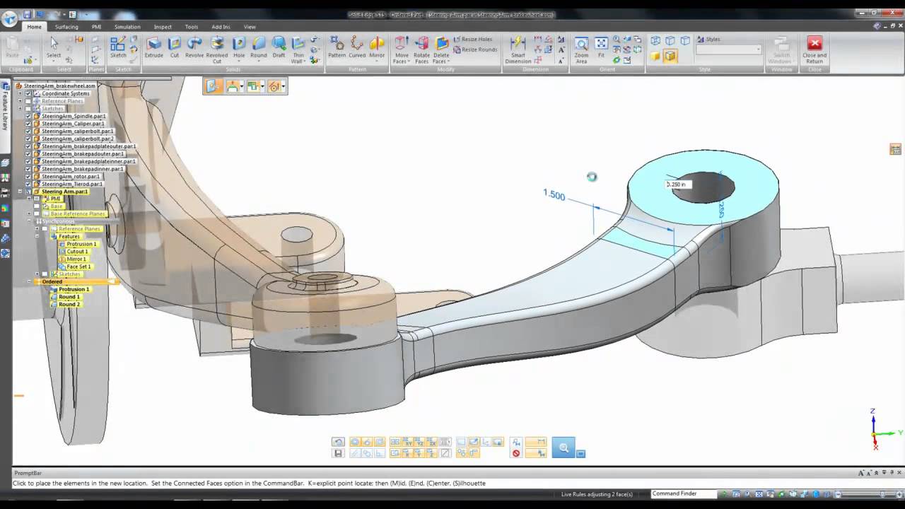 Solid Edge St6 Synchronous Technology Youtube