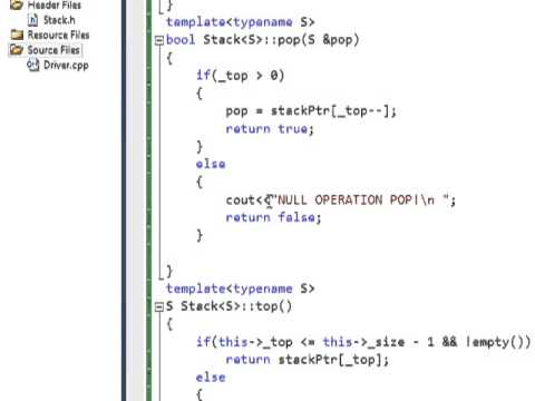 Implementation Of Stack Using Array Program