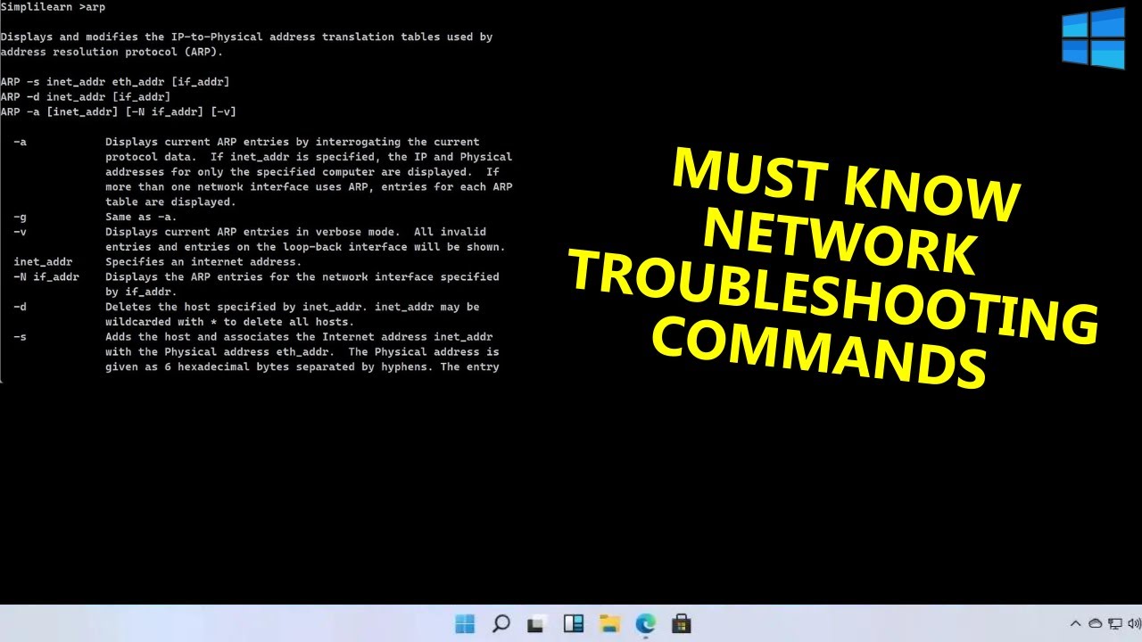 Network Commands Everyone Must Know Basic Network Troubleshooting