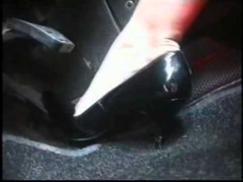 Hard Pedal Pumping Revving High Heels Youtube
