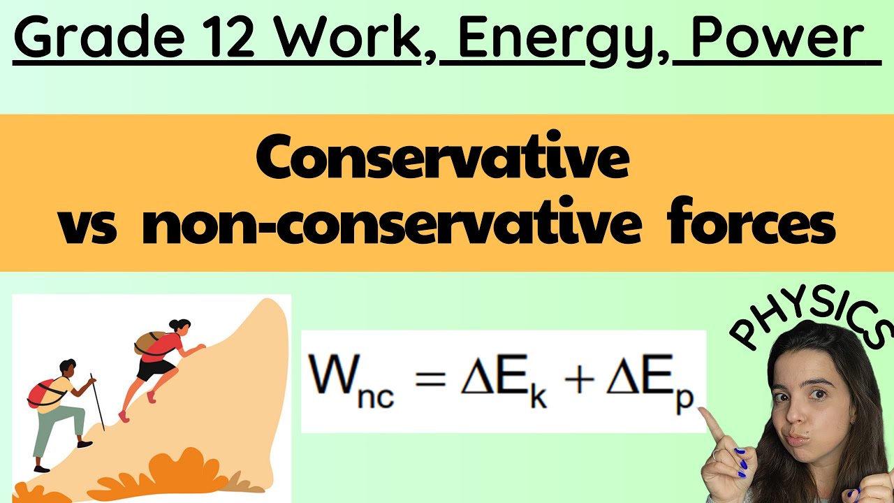 Unlock Physics Master Conservative Non Conservative Forces