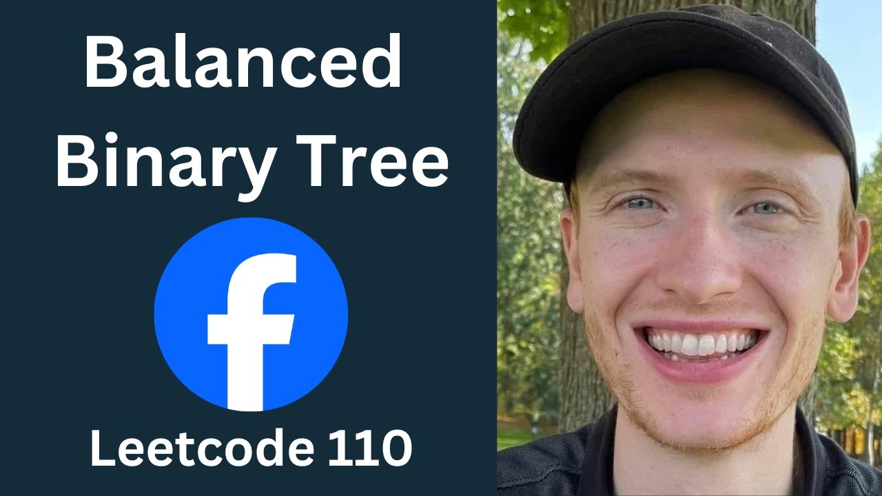 Balanced Binary Tree Leetcode 110 Trees Python Youtube