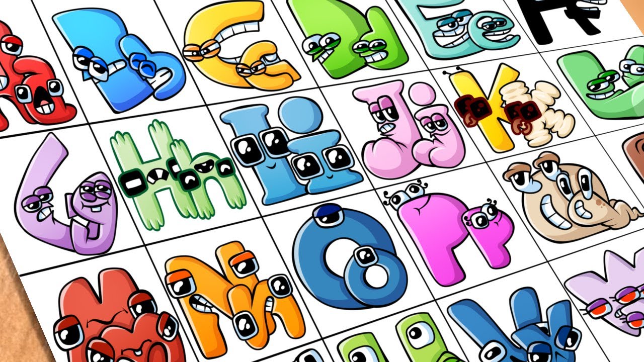 How To Draw Alphabet Lore Step By Step Big And Small Alphabet Lore D