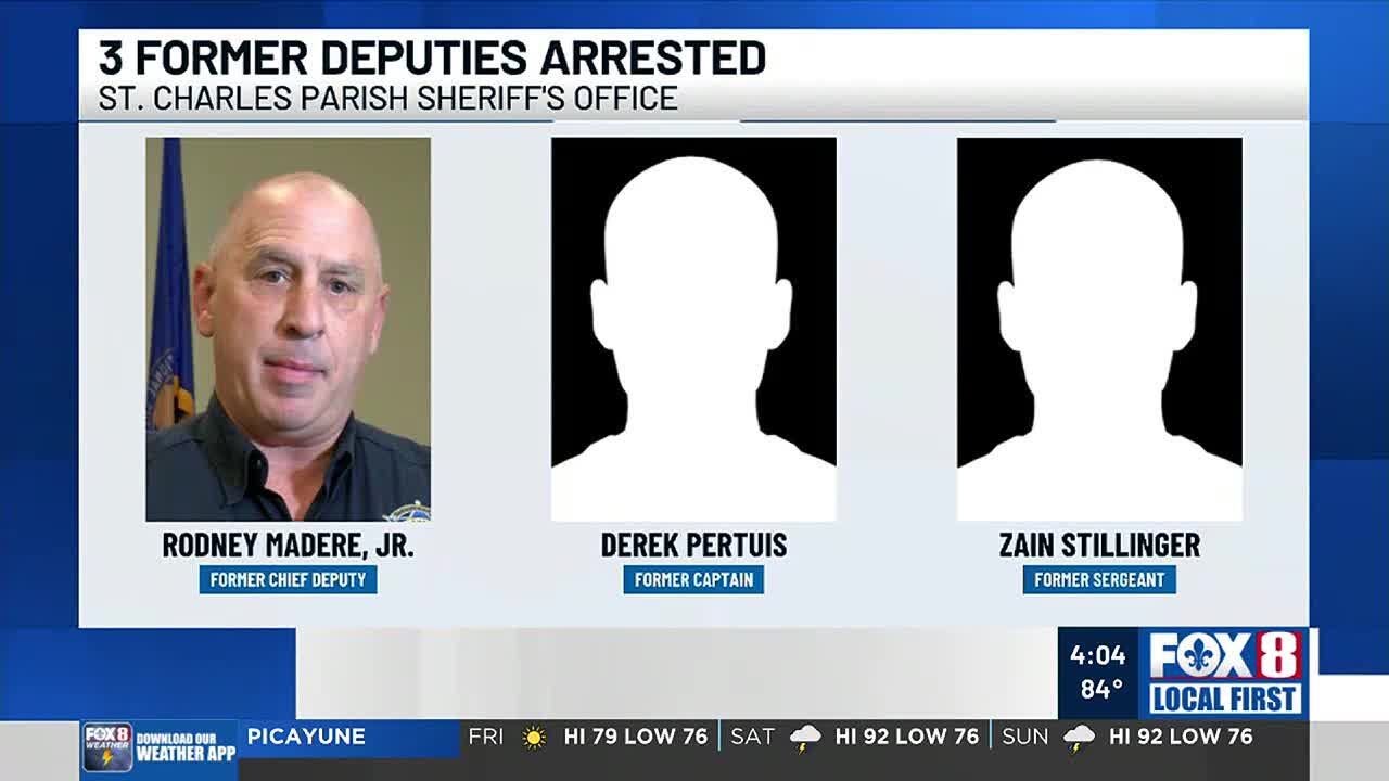 Three Former St Charles Parish Sheriff S Office Deputies Arrested