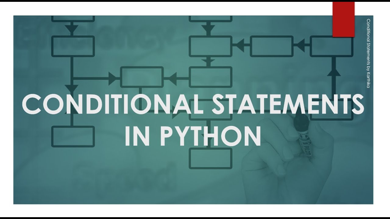 Python Basics Conditional Statements In Python Programming Youtube