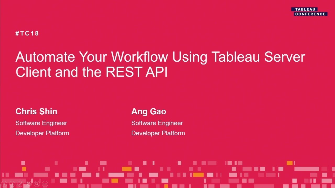 Using Tableau Server Client And The Rest Api To Automate Your Workflow