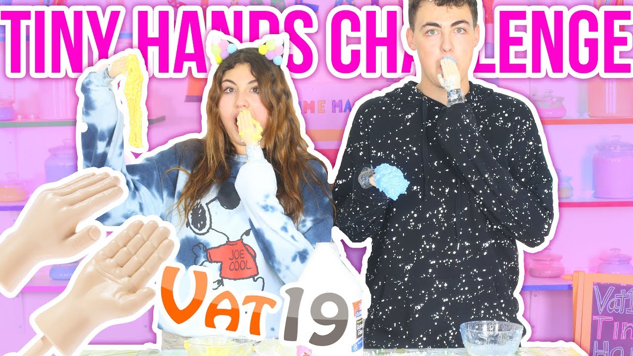 Tiny Hands Slime Challenge Vat19 Tiny Hands Slimeatory 53 Youtube