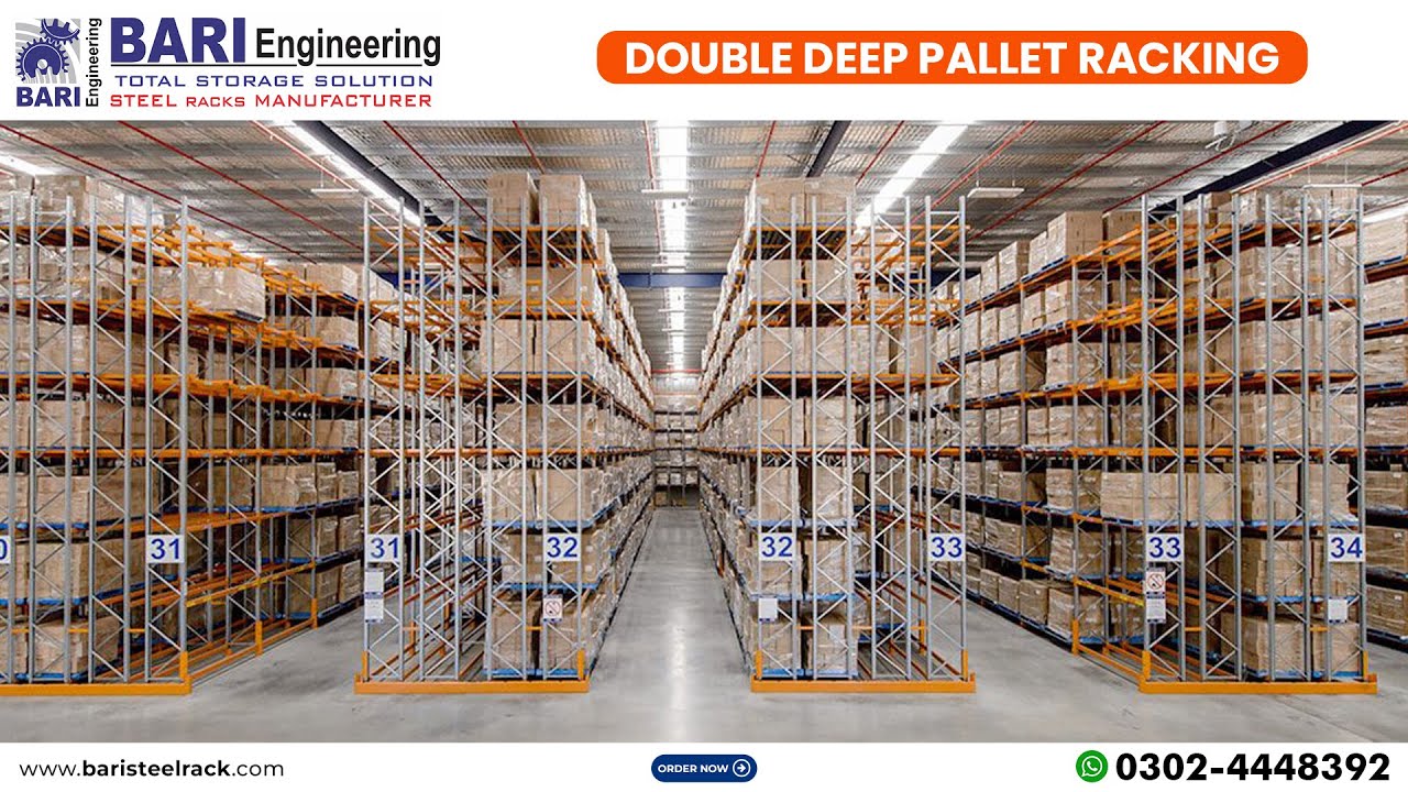 Double Deep Pallet Racking Bari Engineering 0302 4448392