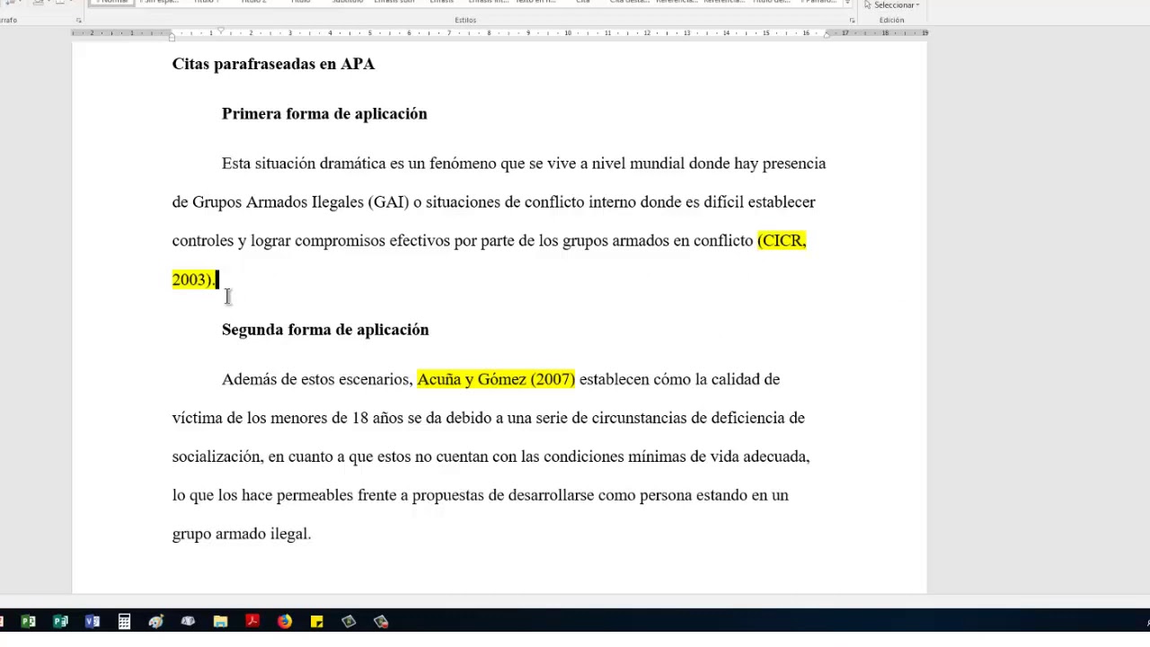 Tutorial Como Citar Con Apa