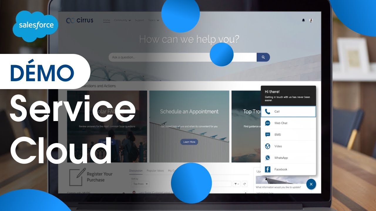 Service Cloud Démo Salesforce Youtube