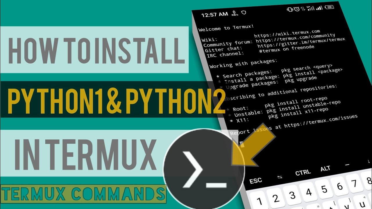 How To Install Python In Termux Termux Commands Youtube