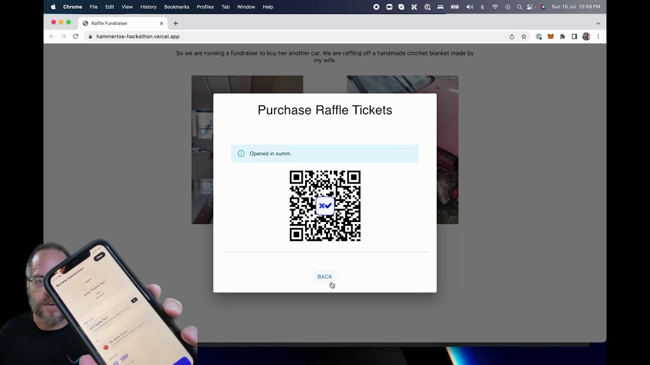 Nft Raffle Xrp Ledger Impact Hackathon Youtube
