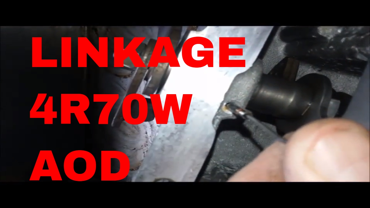 How To Remove Linkage Pin Aod 4r70w 4r75w Mustang F150 Automatic