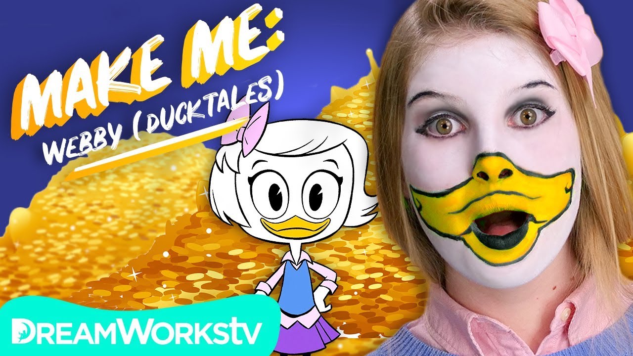 Webby Makeup Tutorial Ducktales Make Me Youtube