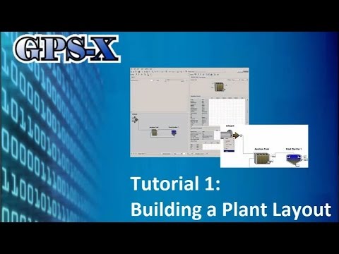Gps X Tutorial 1 Building A Plant Layout Youtube