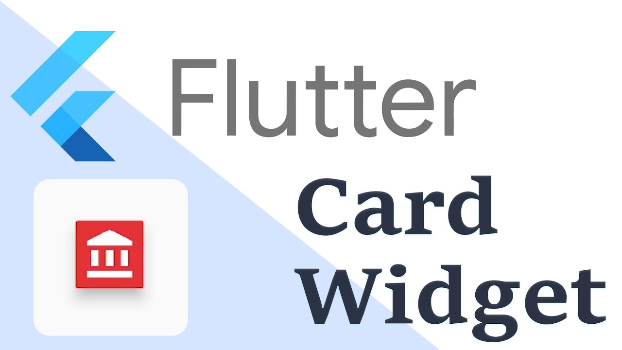 Flutter Card Widget Youtube