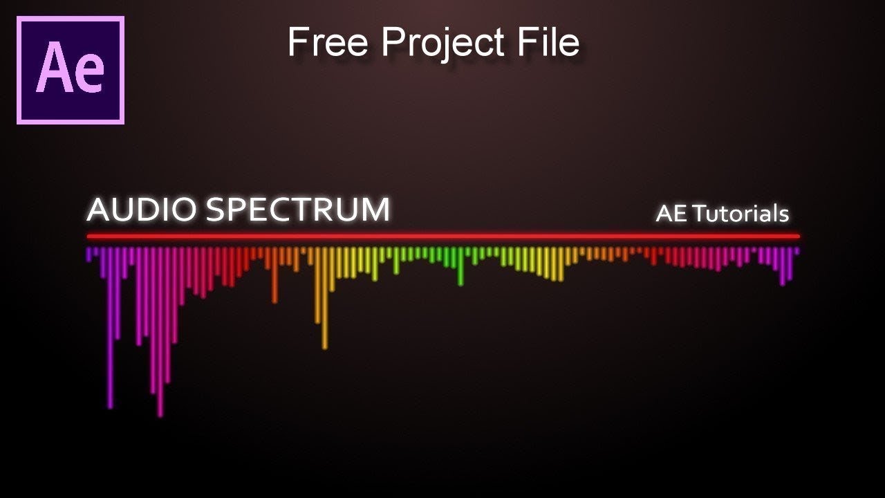 After Effects Audio Spectrum Tutorial Audio Waveform No Plugin