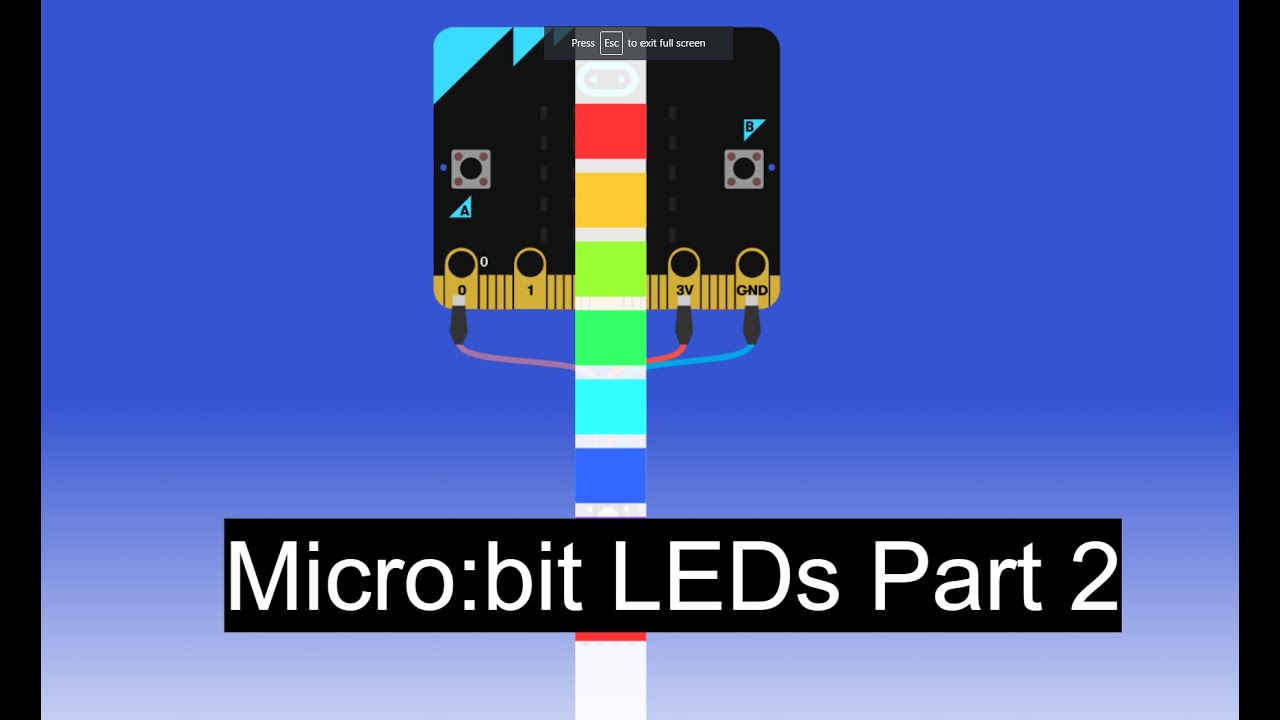 Micro Bit Leds Day 2 Youtube