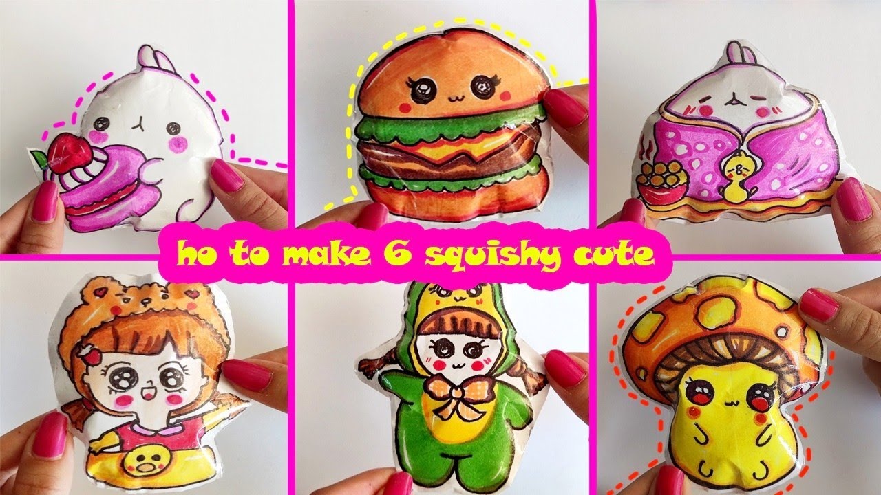 How To Make A Rabbit Paper Squishysuper Easy Tutorial Squishy Cute