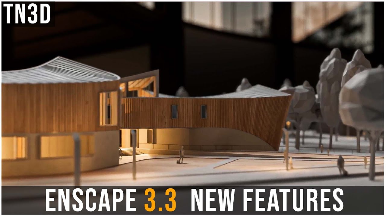 What S New In Enscape 3 3 For Sketchup New Features Youtube
