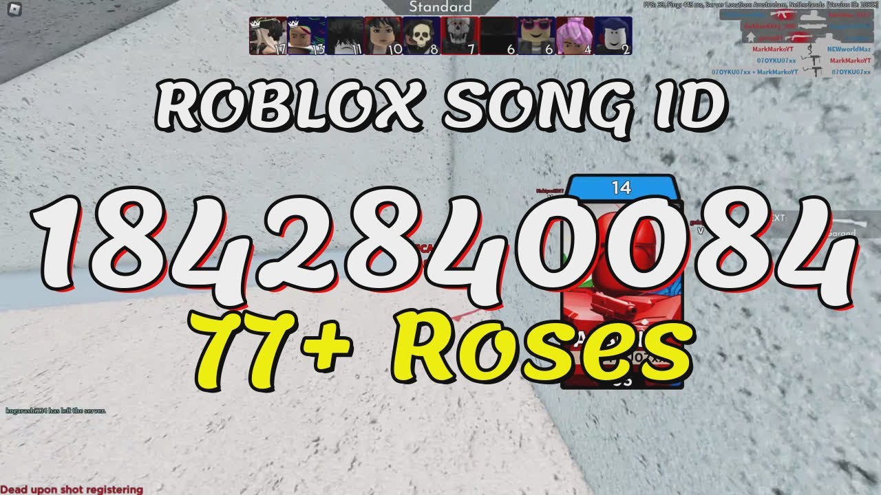 77 Roses Roblox Song Ids Codes Youtube