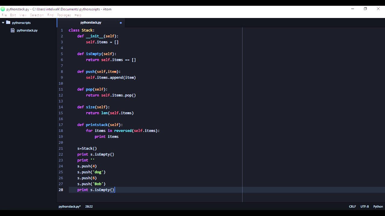 Python Stack How To Youtube