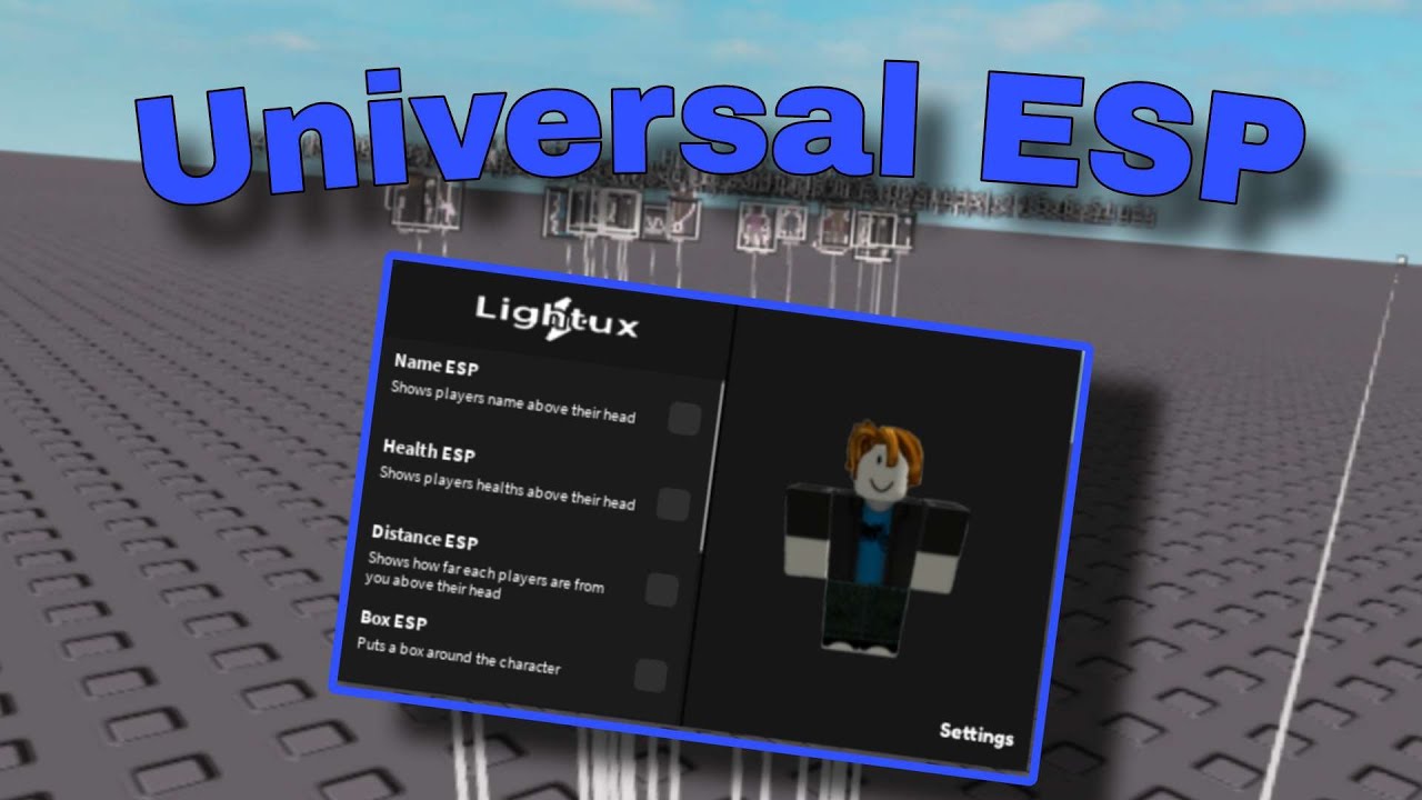 Universal Esp Script Mobile Pc Support Roblox Script Hack Showcase