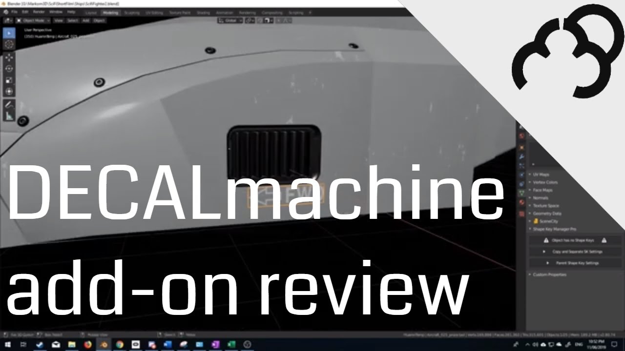 Decalmachine Review Blender Add On Youtube