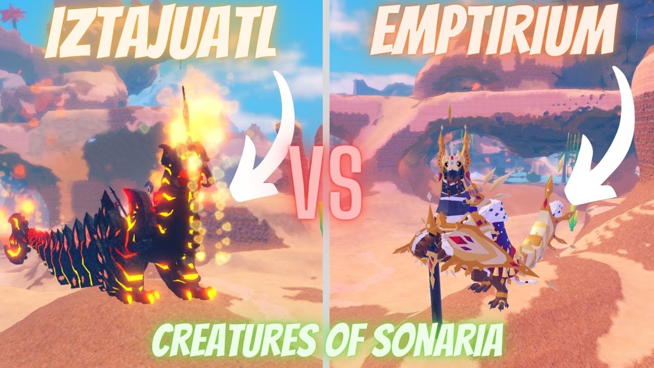 Empiterium Vs Iztajuatl Creatures Of Sonaria Youtube