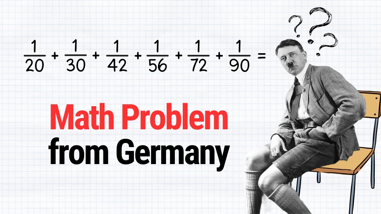 Math Problem From Germany Mastering Fractions Youtube