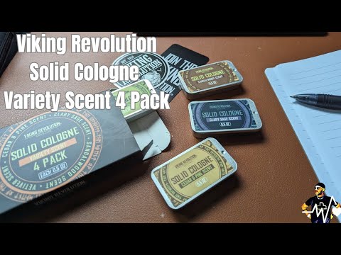 Viking Revolution Solid Cologne Variety Scent 4 Pack Review Youtube