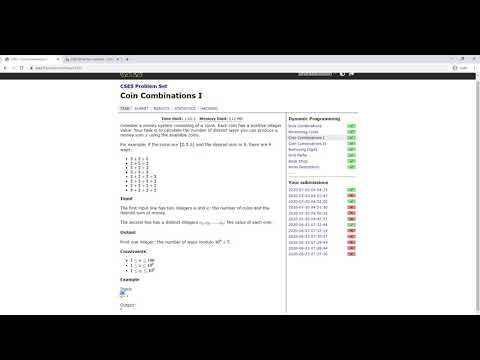 Competitive Programming Guide Dynamic Programming 3 Youtube