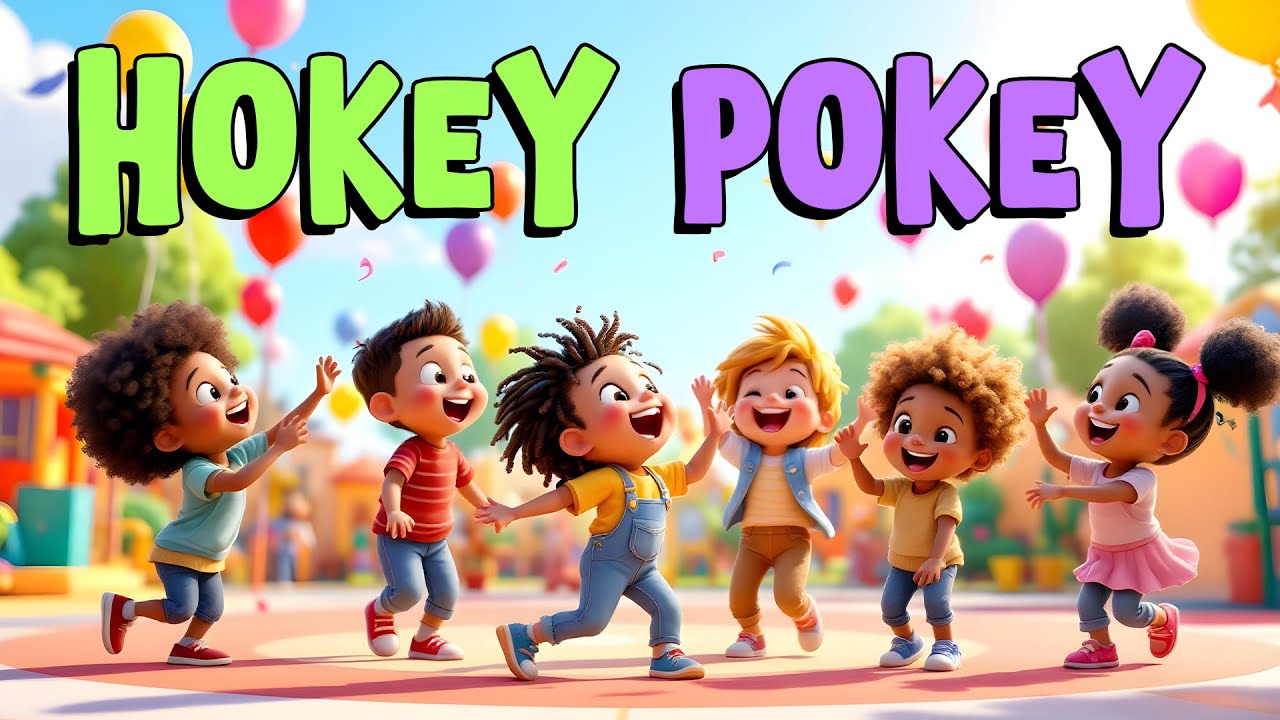 The Hokey Pokey ёяой Fun Dance Song For Kids Classic Kids Songs Youtube