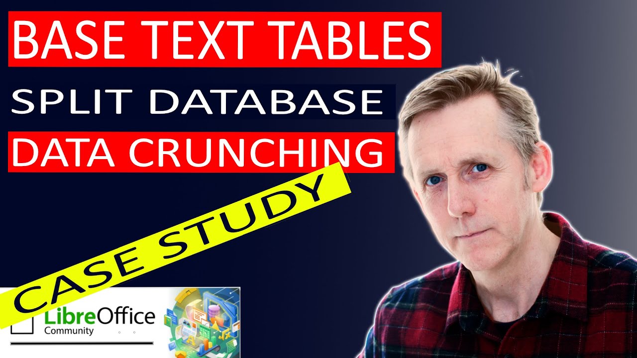 Libreoffice Base Split Database Tutorial Youtube
