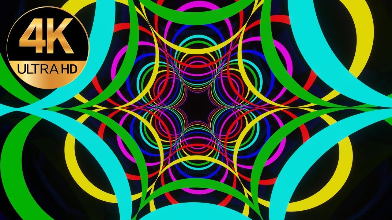 10 Hour 4k Psychedelic Visual For Financial Mastery Abstract Tunnel