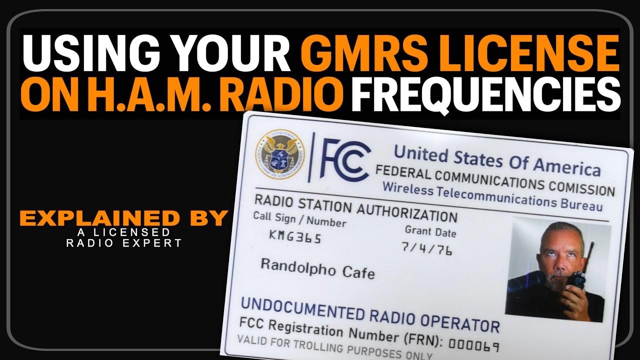 Ham Radio Expert Explains Ham Radio Gmrs Radio Fcc Licenses The