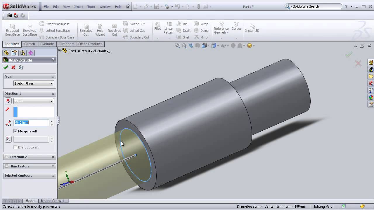 Solidworks Shaft Youtube