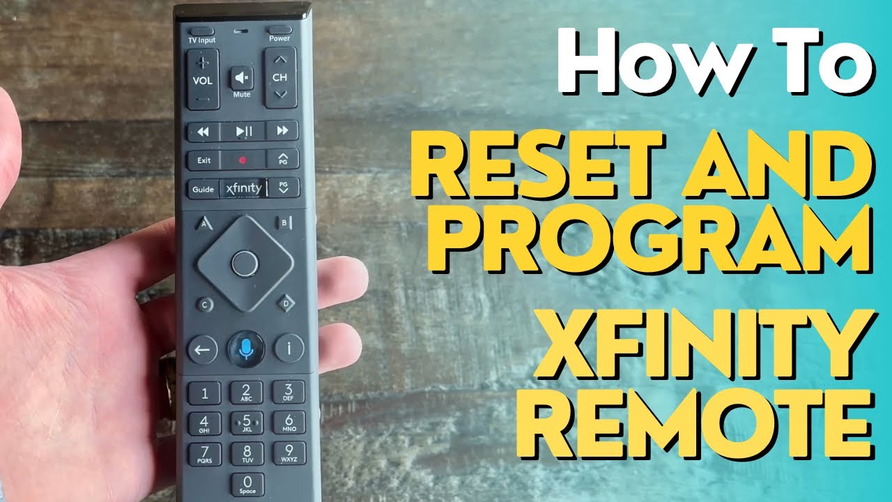 How To Reset And Program Xfinity Xr 15 Remote Youtube