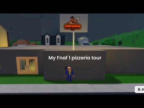 My Fnaf 1 Pizzeria Tour In Bloxburg Youtube