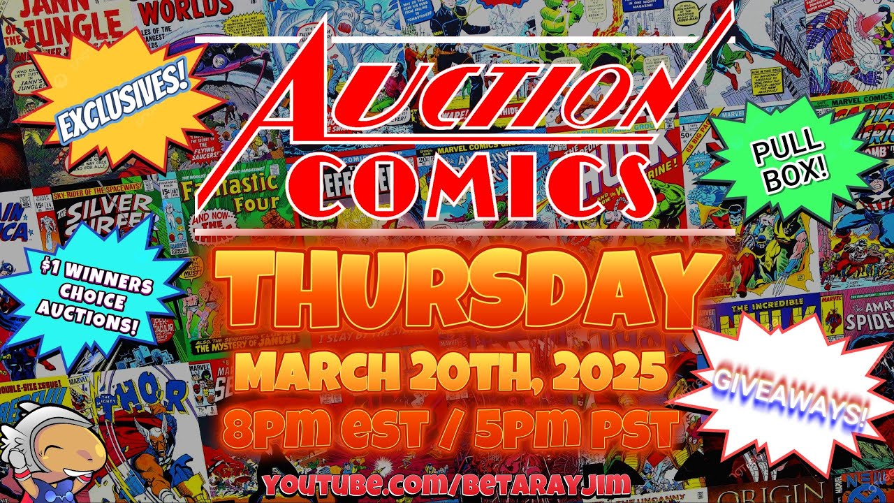 Auction Comics Thursday Youtube