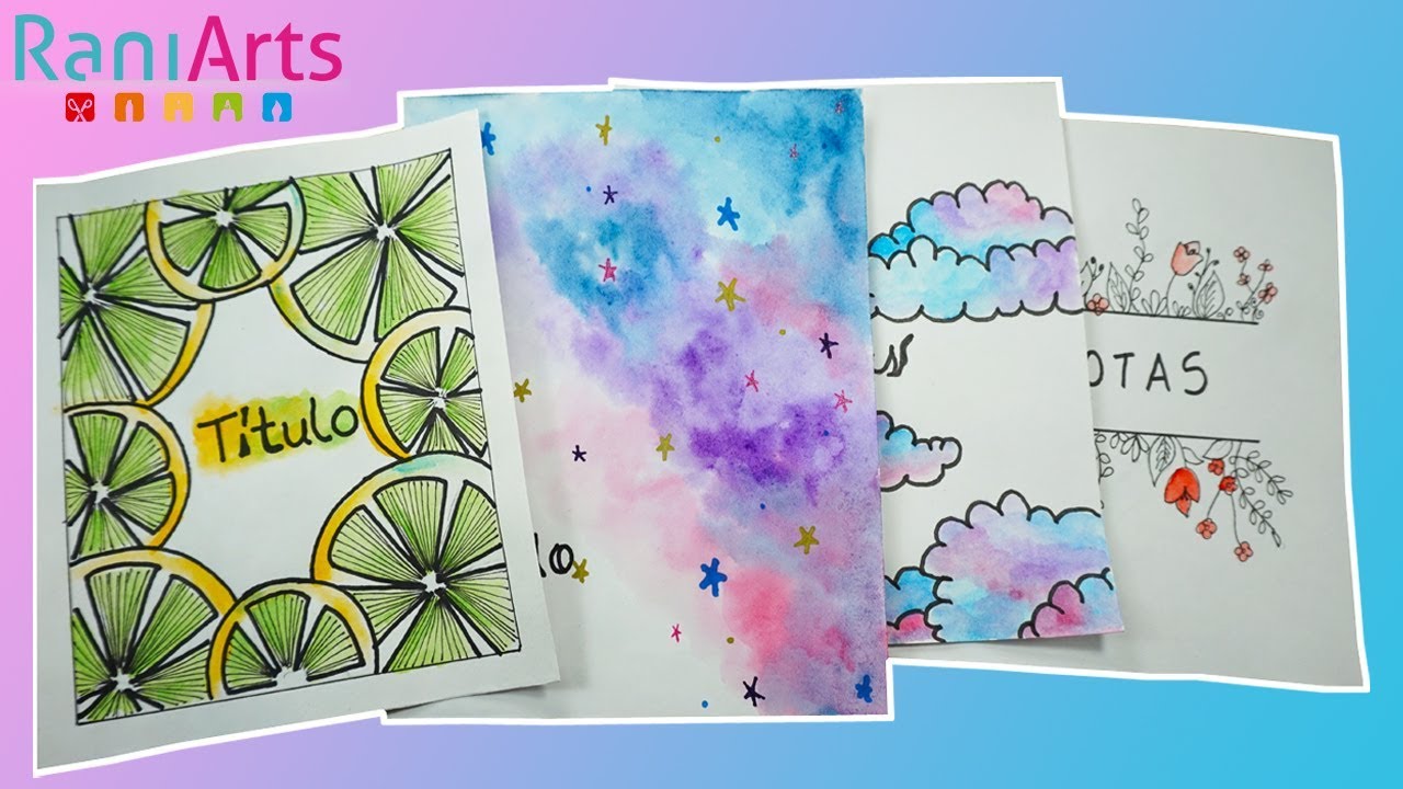 Portadas Lindas Y Faciles Para Cuadernos De Actividades Infoupdate Org