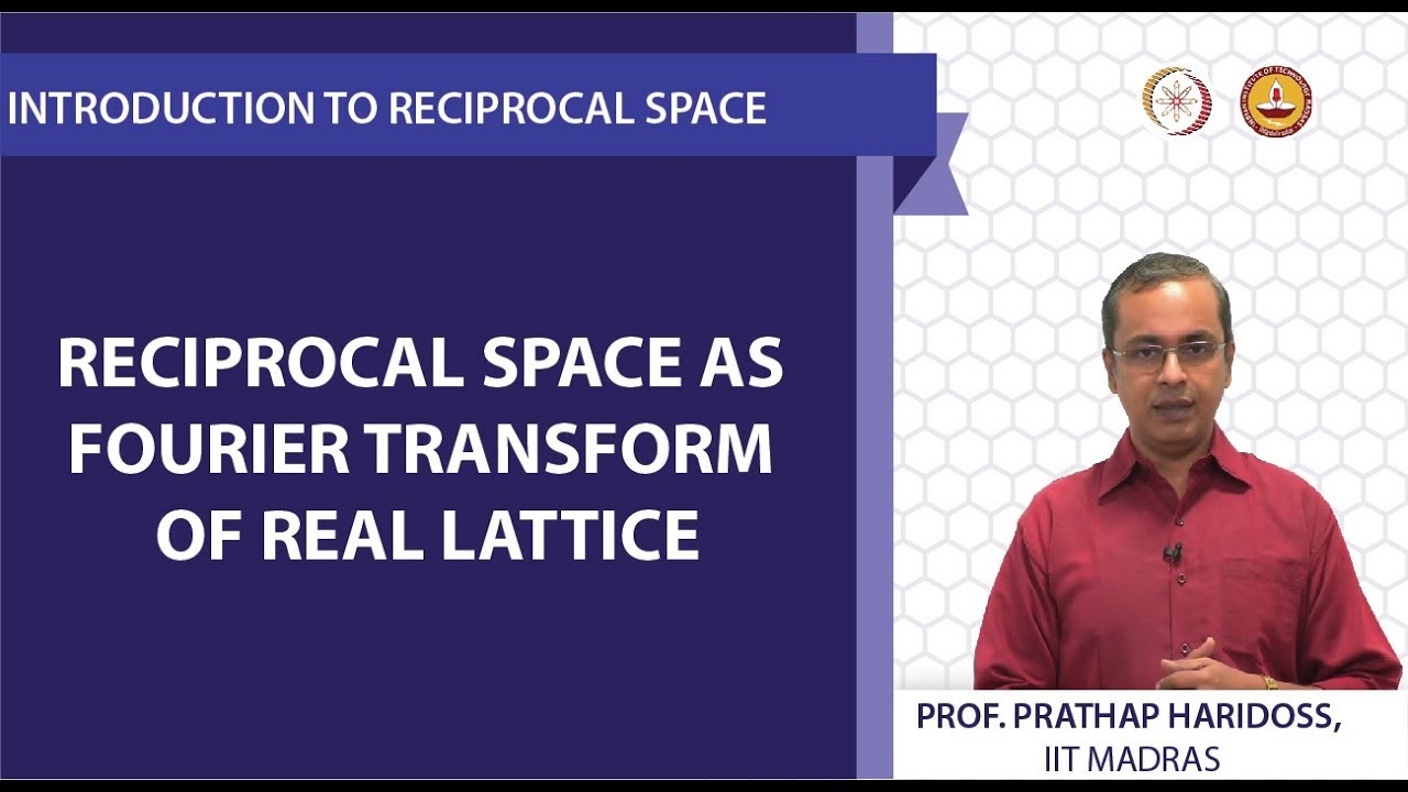 Reciprocal Space As Fourier Transform Of Real Space Youtube