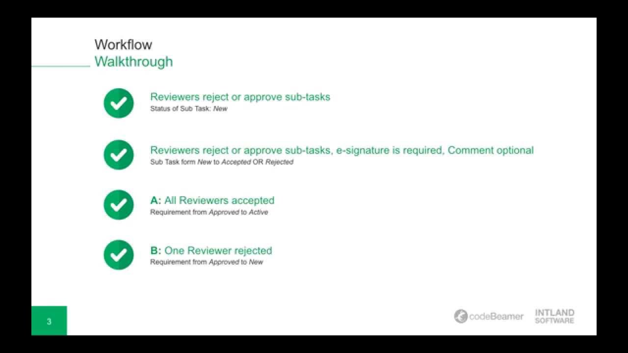 Codebeamer Advanced Workflows Sub Tasks Youtube