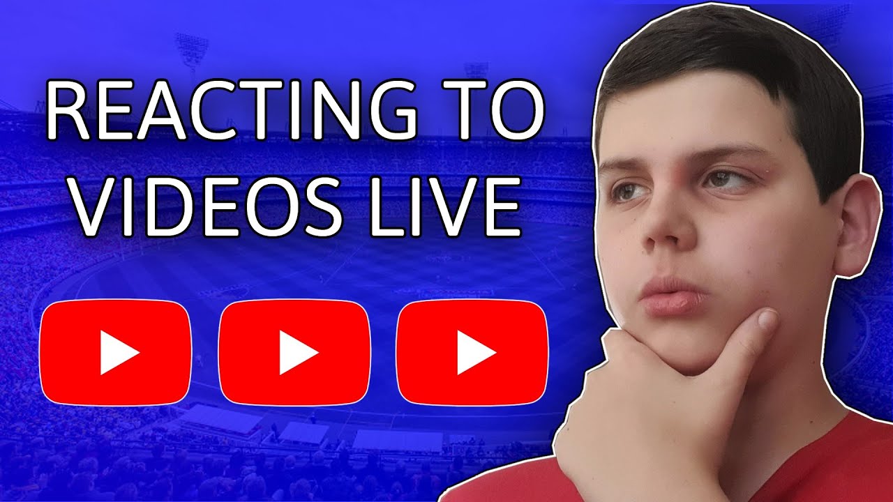 Live Reacting To Videos Youtube