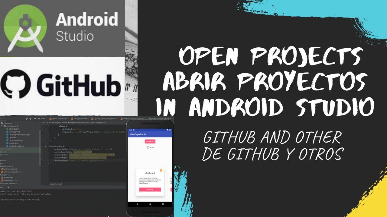 Como Abrir Un App Proyecto De Github How To Open Clone A Project From